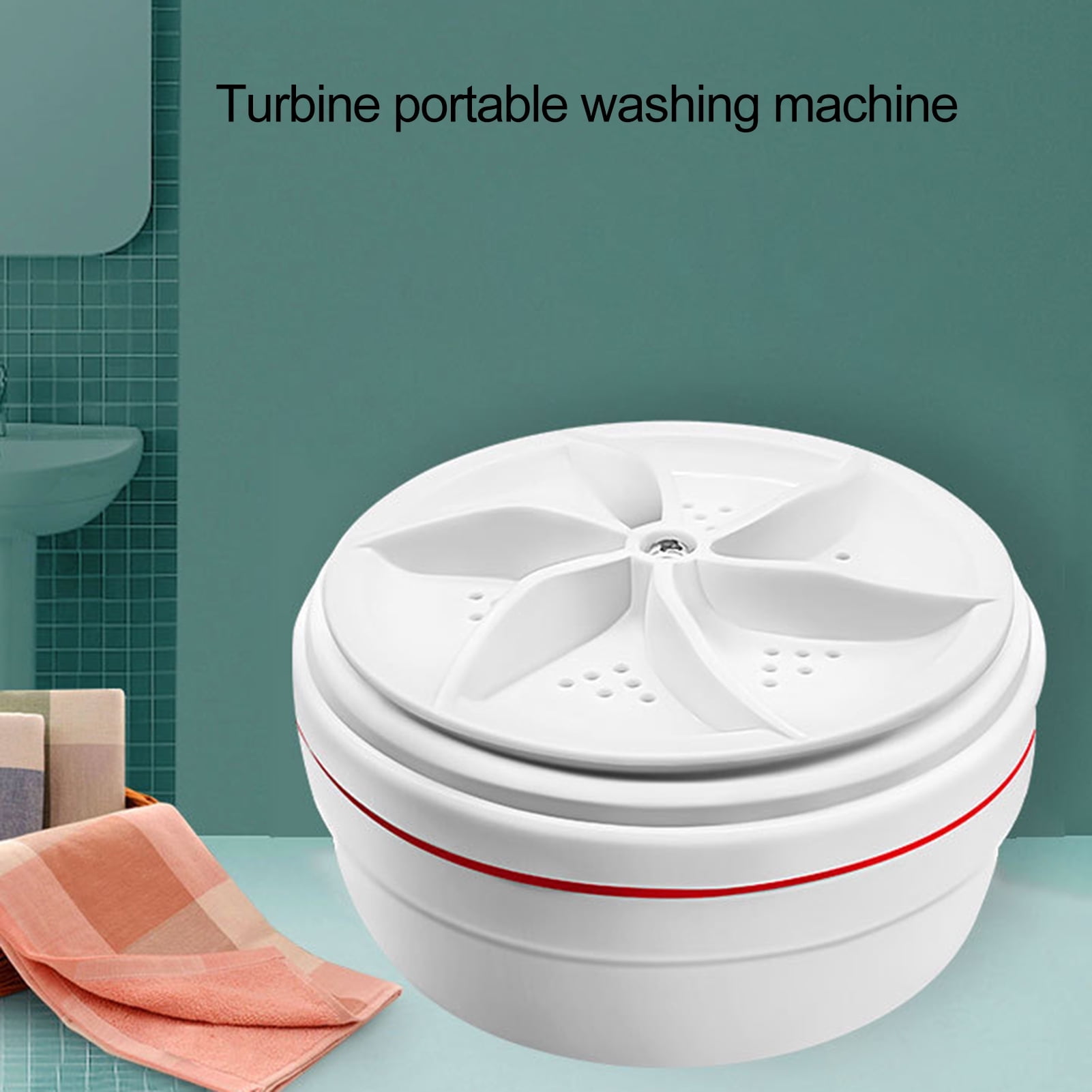 Frogued Portable Washing Machine USB Powered High-power Automatic Cycle ...