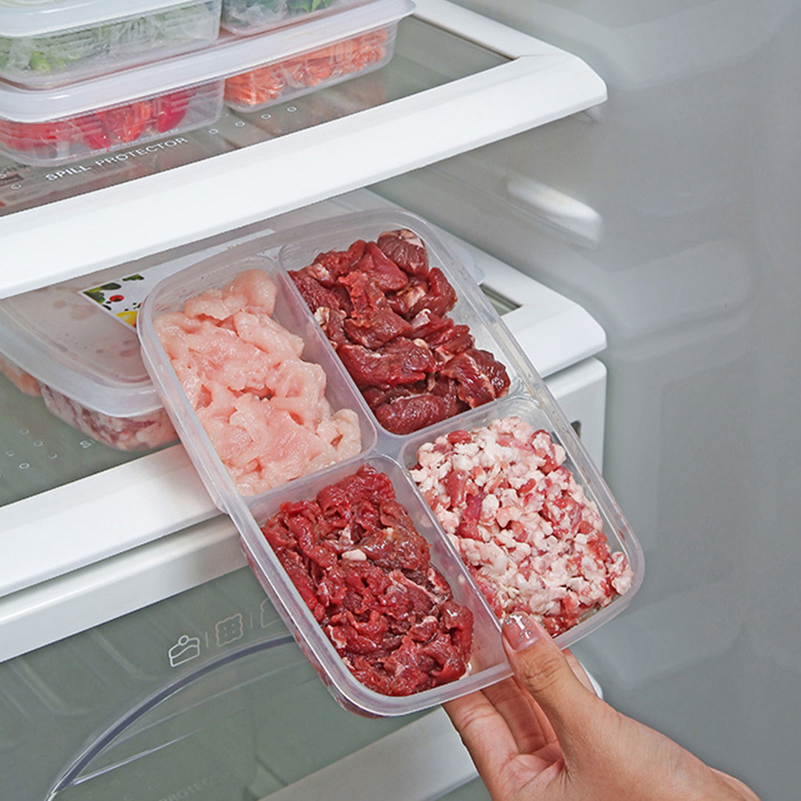 Frogued Refrigerator Crisper Compartment High Capacity Good Sealing ...