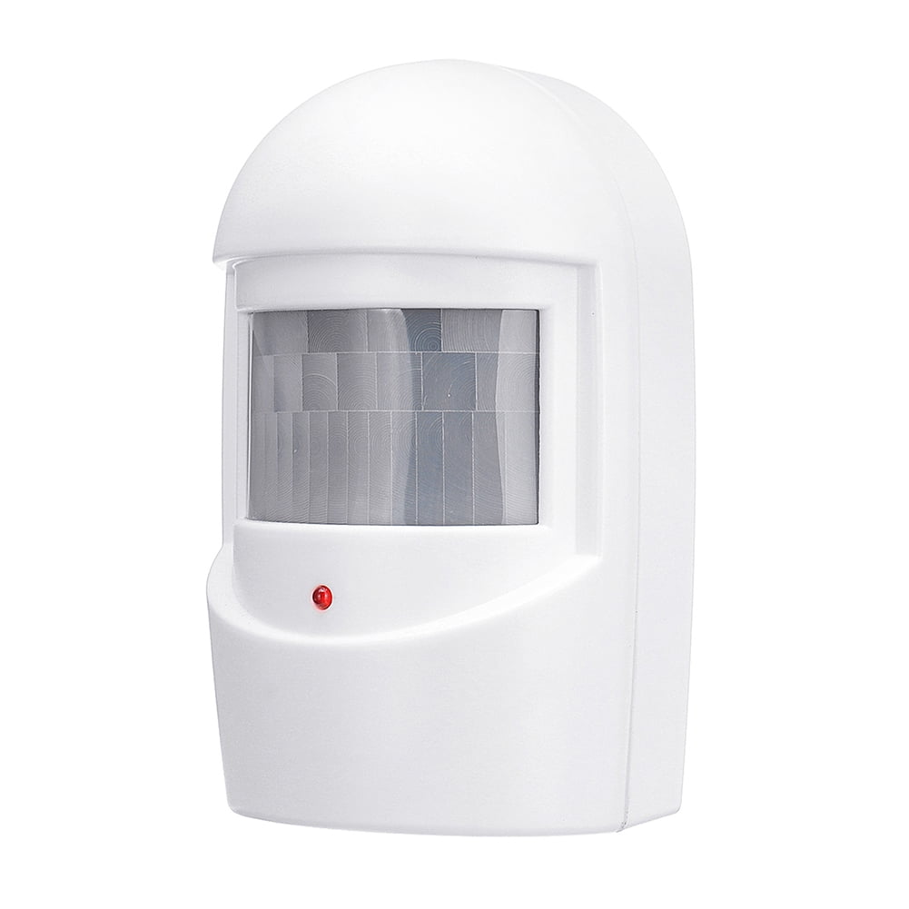 Frogued Wireless 100dB, 125m Range White PIR Motion Detector - Walmart.com