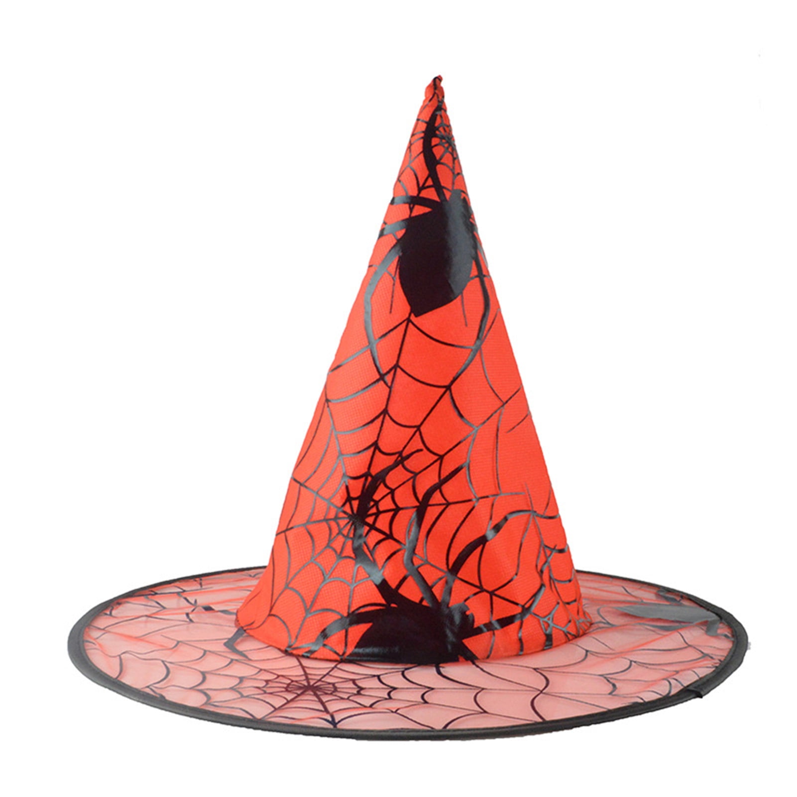 Frogued Witch Hat Stylish Unique Pattern Gauze Halloween Witch Cosplay ...