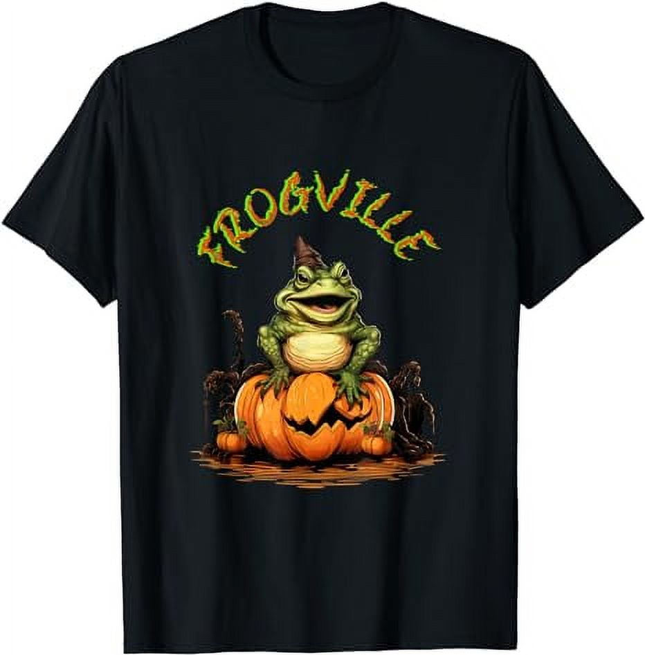 Frogville's happy froggy citizens enjoying their festival T-Shirt ...