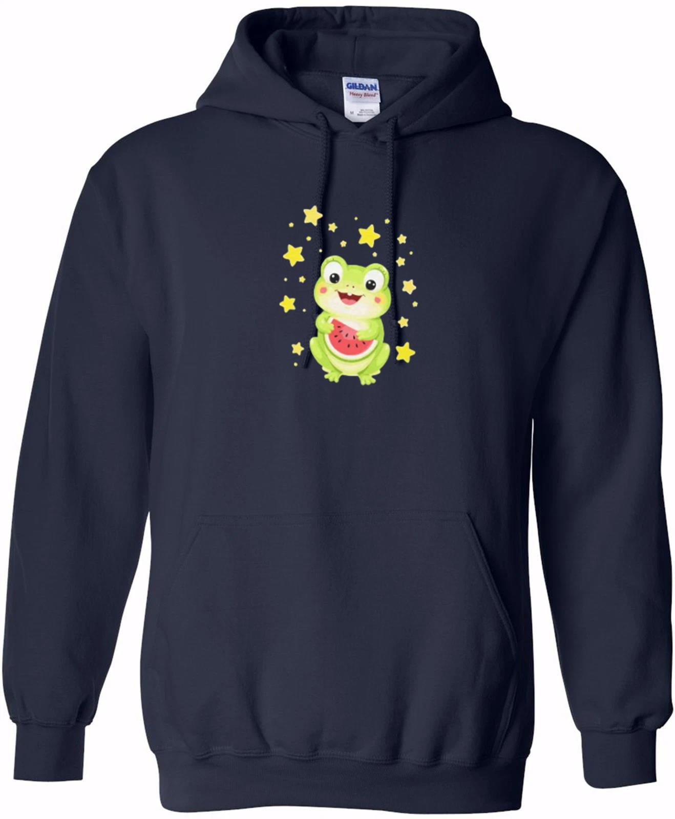 Frogy Cartoon Oversized Character With Funny Happy Face Style Hoodie ...