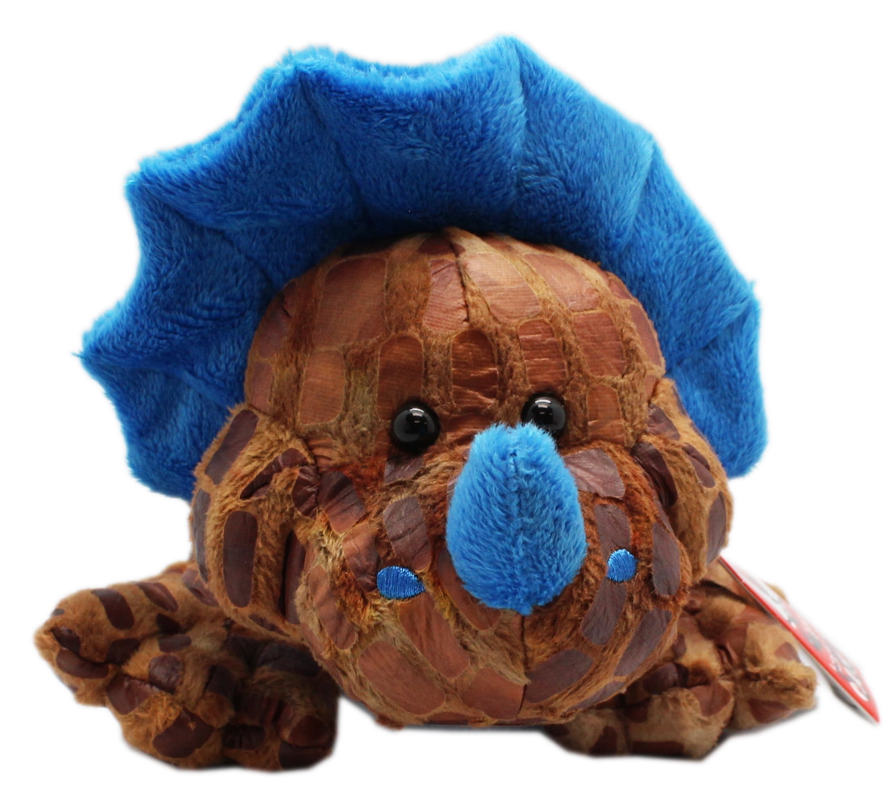 Frolicky Fossils Brown and Blue Triceratops Dinosaur Plush Toy - By ...