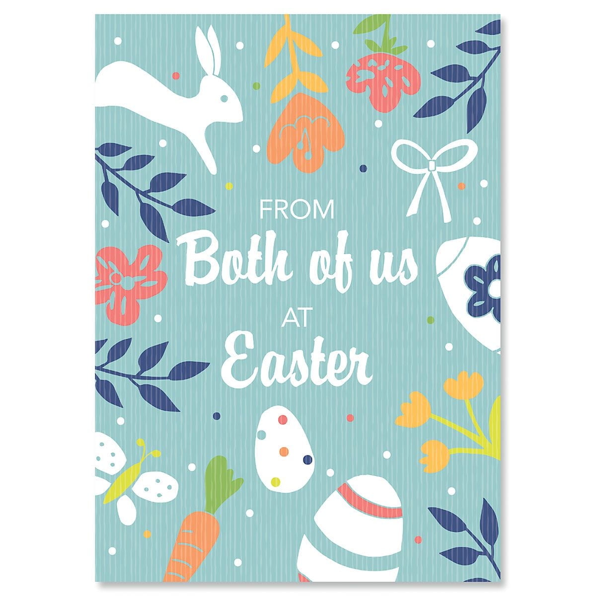 From Both of Us Religious Easter Greeting Card - Single Card, White ...