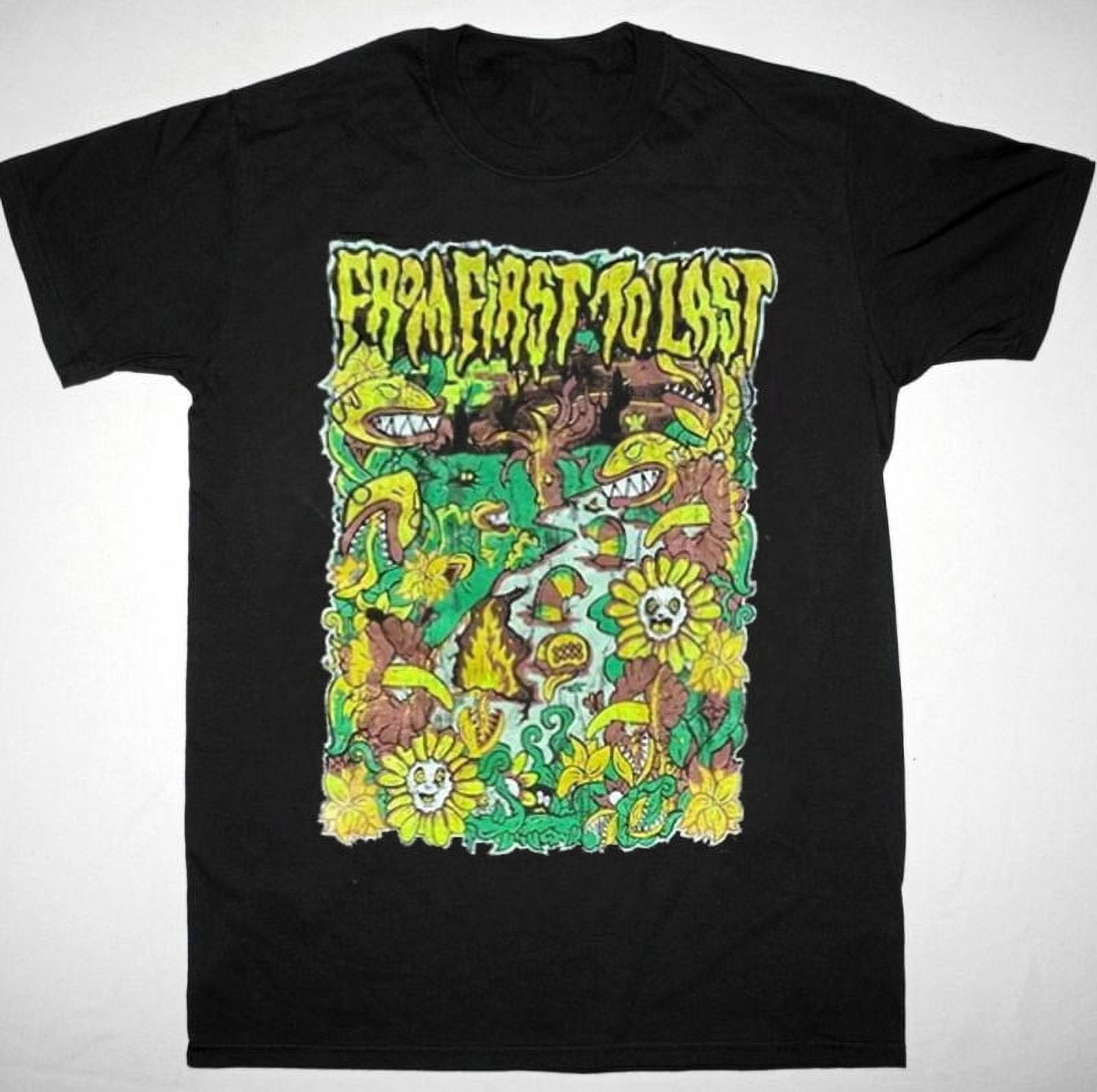 From First To Last RARE Emo Band Short Sleeve Cotton Black All Size ...