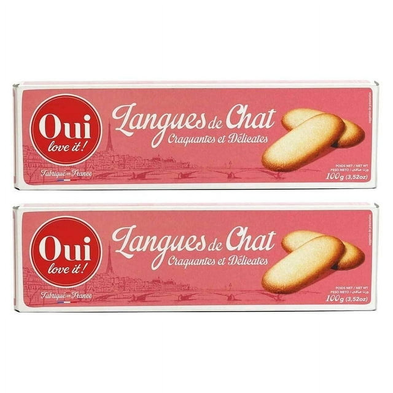 From France Oui Love It French Cat Tongue Cookies Langues de Chat 100g ...