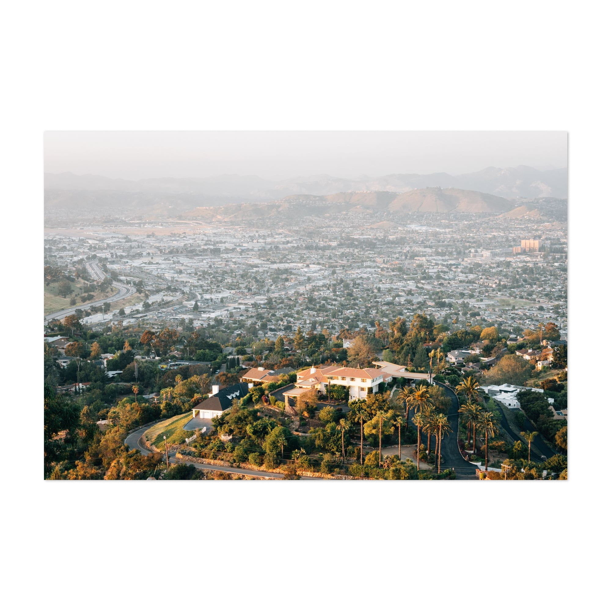 From Mount Helix 01 - La Mesa California Photography Unframed Wall Art ...