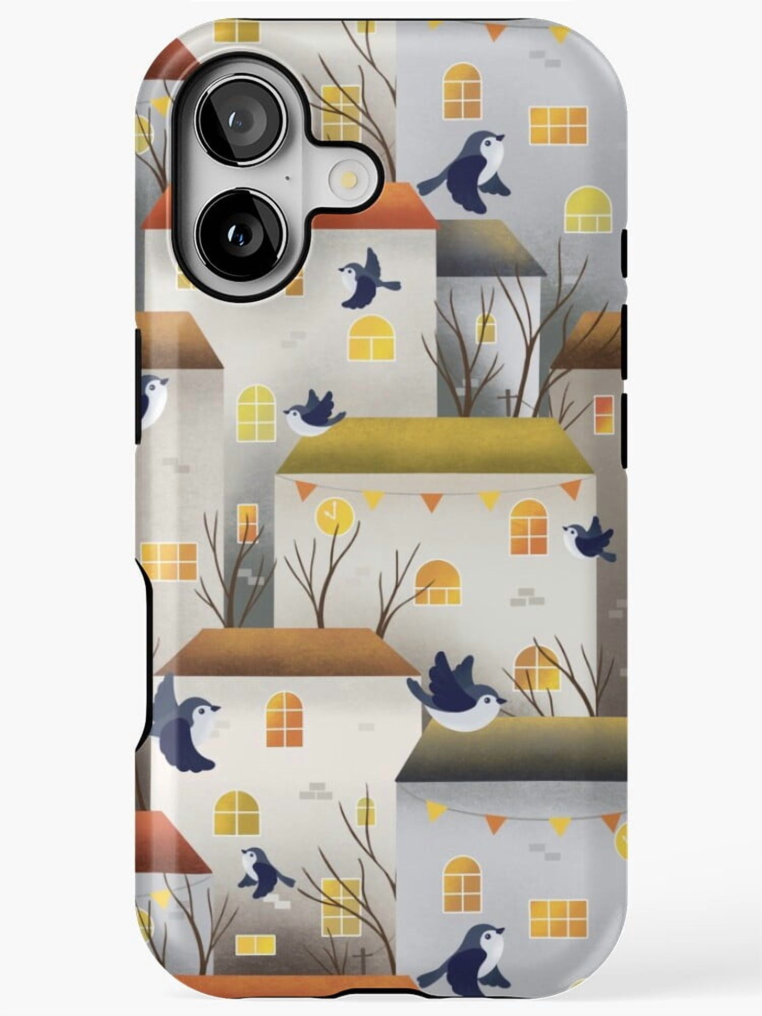 From My Window Landscape Art Phone Case for iPhone 11 12 13 14 15 16 17 ...
