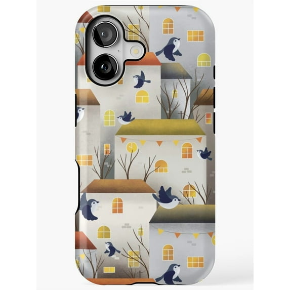 From My Window Landscape Art Phone Case for iPhone 11 12 13 14 15 16 17 ...