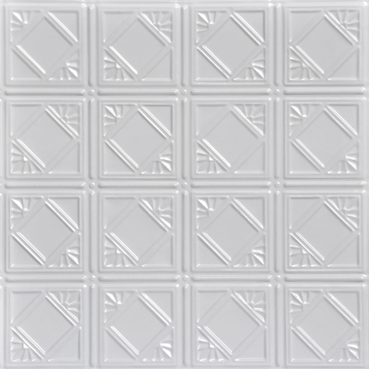 From Plain To Beautiful In Hours Carnivale White Tin Plated Lay-in ...