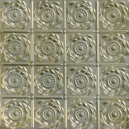 203 - Clover Tin Plated Nail-Up Ceiling Tile in Gold Nugget (48 Sq.ft ...