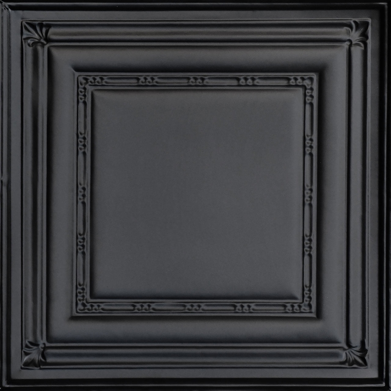 From Plain To Beautiful In Hours Eyelet Black Tin Plated Lay-in Ceiling ...