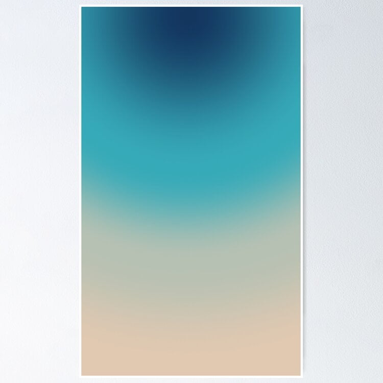 From Sea to Sand. Fading Colors No.1! UNFRAMED Poster, 8x12 - Walmart.com
