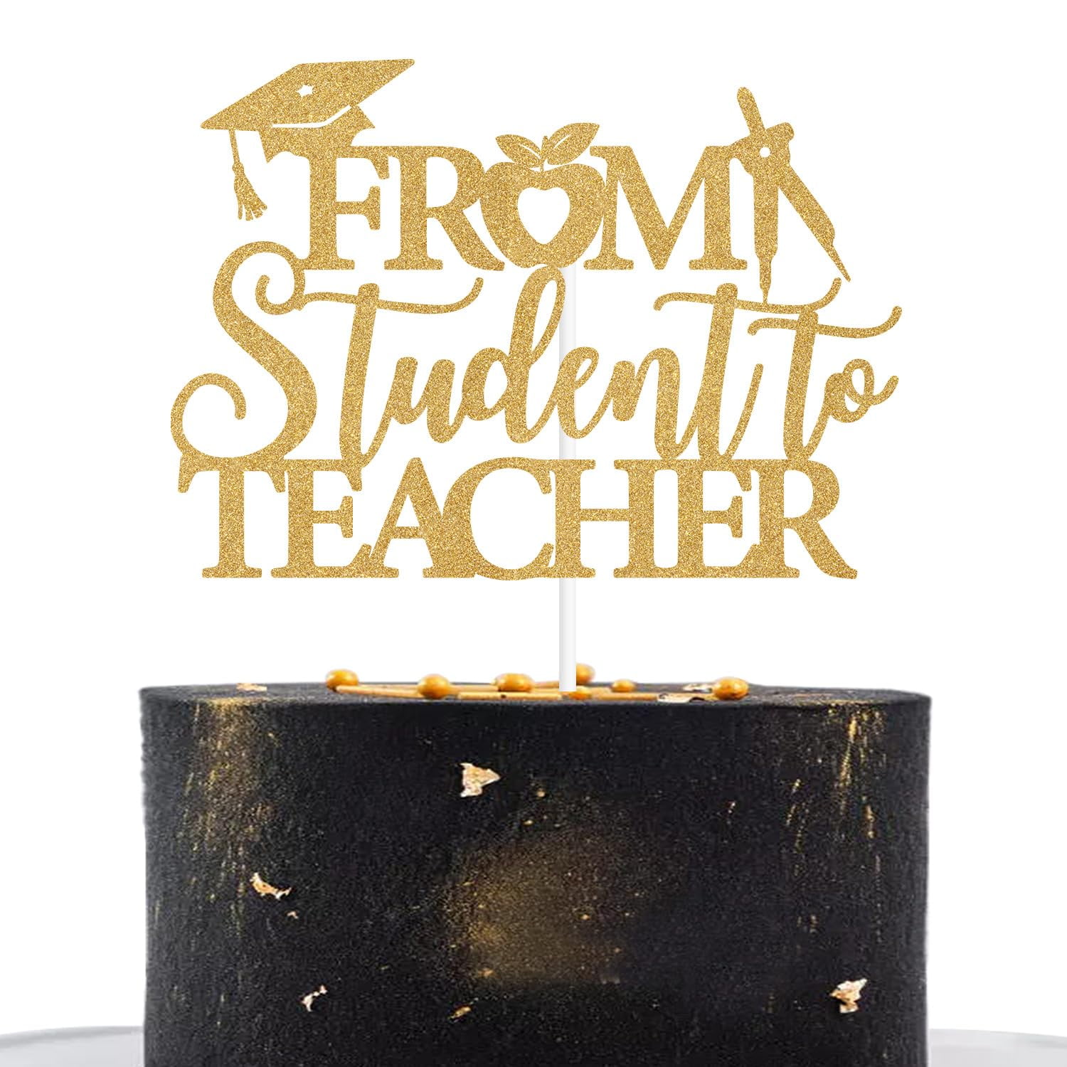 From Student to Teacher Cake Topper, Future KMC2Teacher, Congrats ...