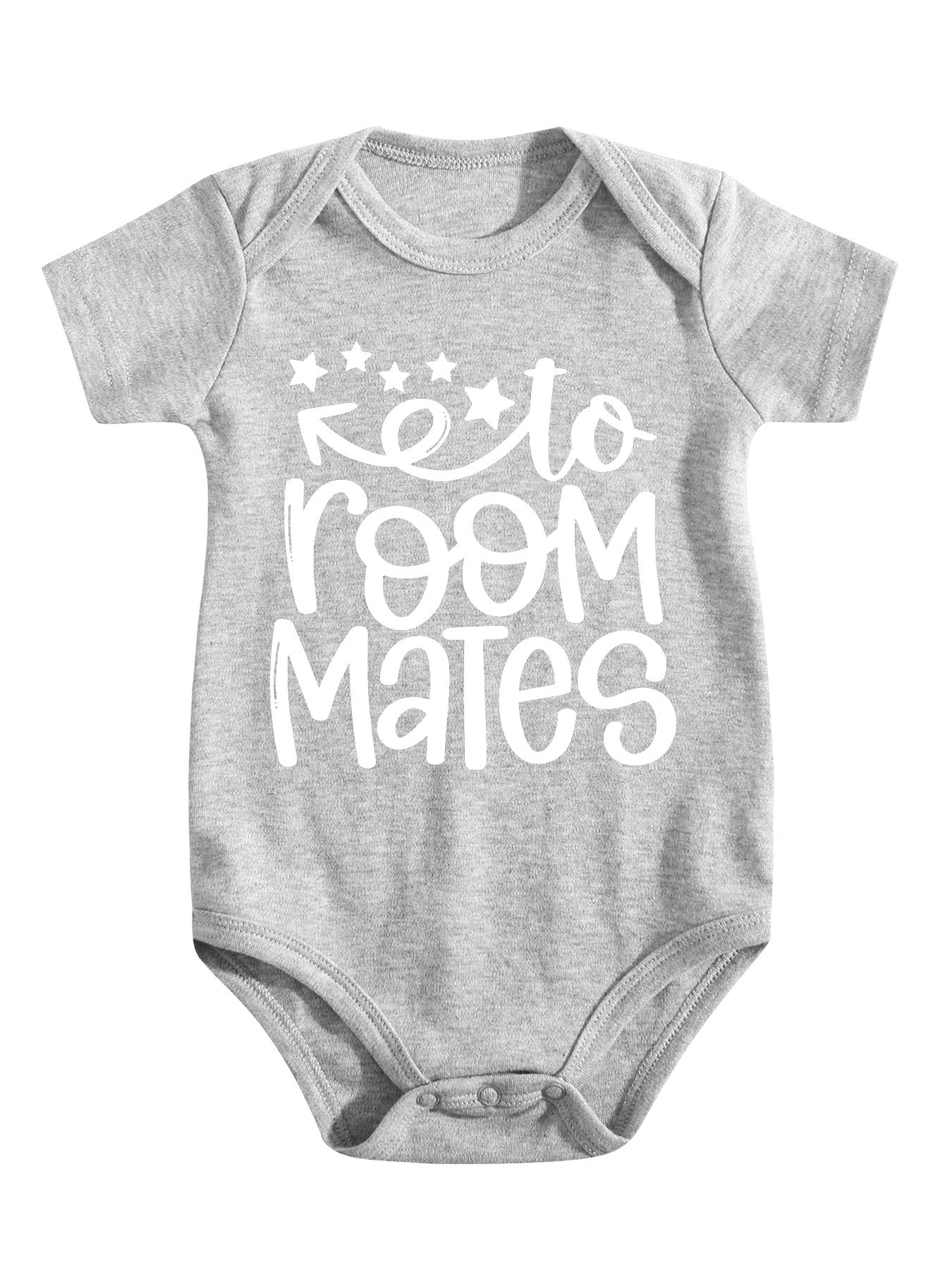 From Womb Mates To Room Mates Baby Bodysuit Funny Cute Newborn ...