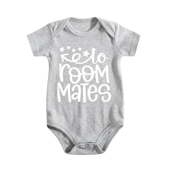From Womb Mates To Room Mates Baby Bodysuit Funny Cute Newborn ...