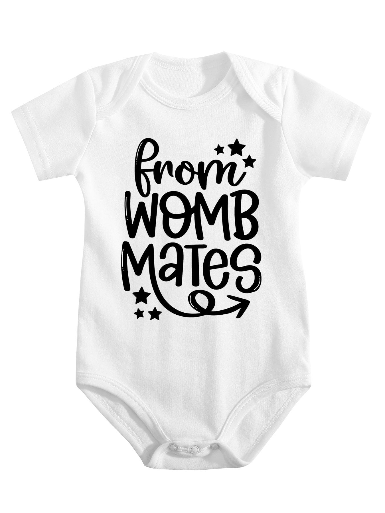From Womb Mates To Room Mates Baby Bodysuit Funny Cute Newborn ...