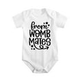 From Womb Mates To Room Mates Baby Bodysuit Funny Cute Newborn ...