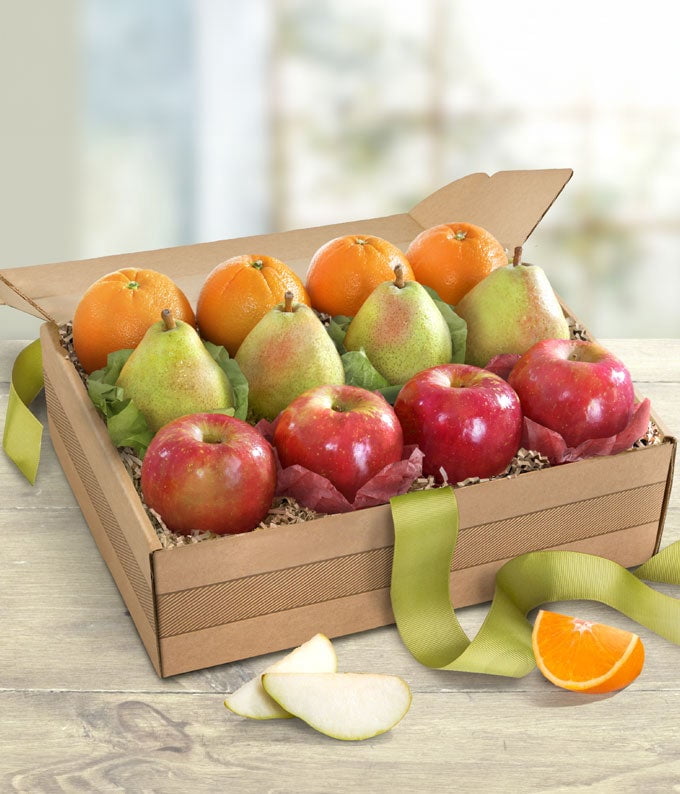 From You Flowers - A Trio of Fruit Gift Box for Birthday, Anniversary ...