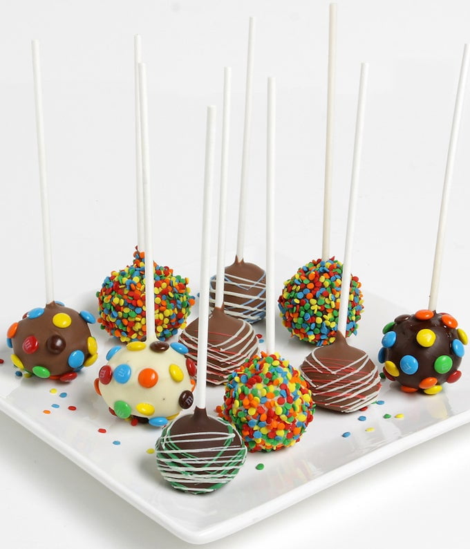 From You Flowers - Gourmet Birthday Cake Pops, Hand-Dipped in Belgian ...