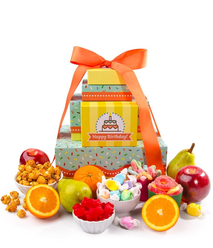 From You Flowers - Happy Sweet Birthday Gift Tower - Walmart.com