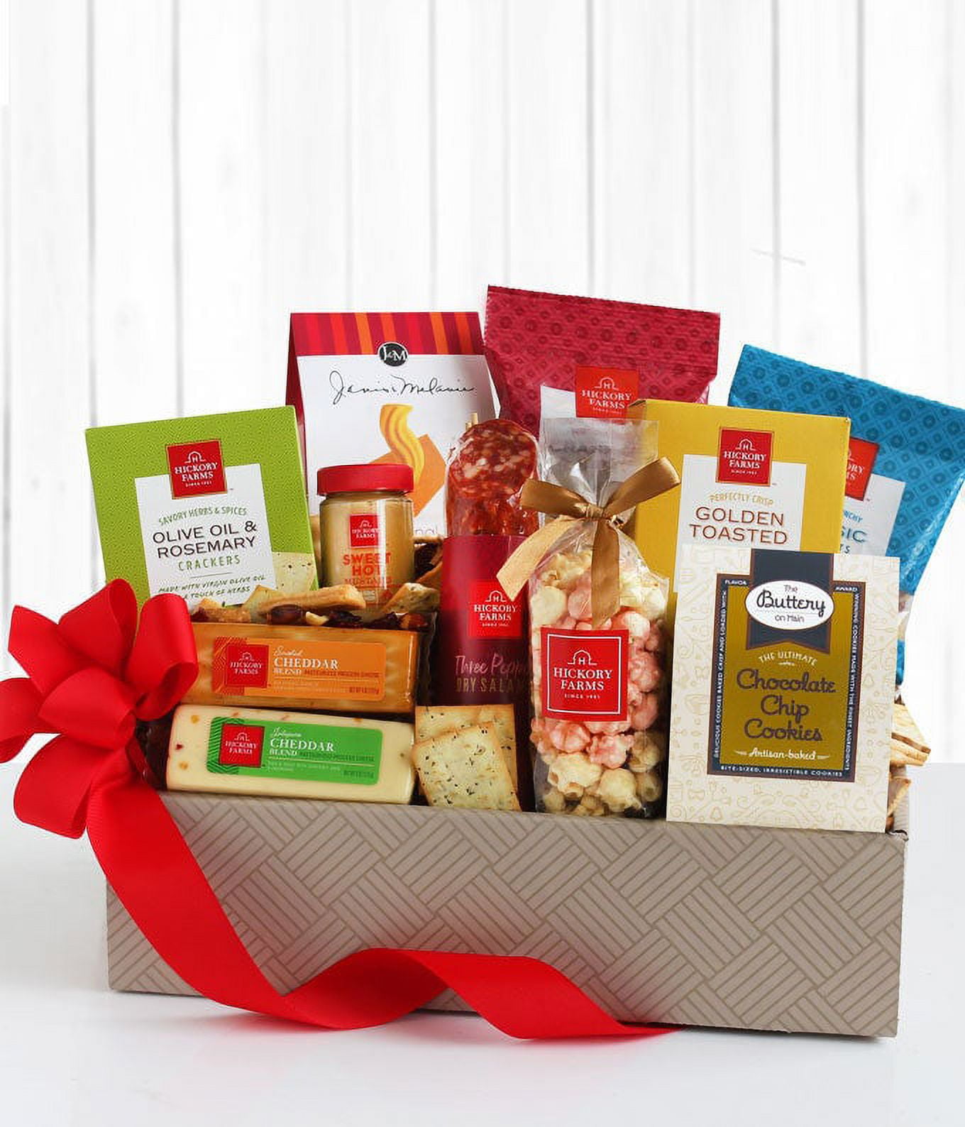 Hickory Farms Gourmet Gift, Sweet & Savory Christmas Snacks with Meat ...