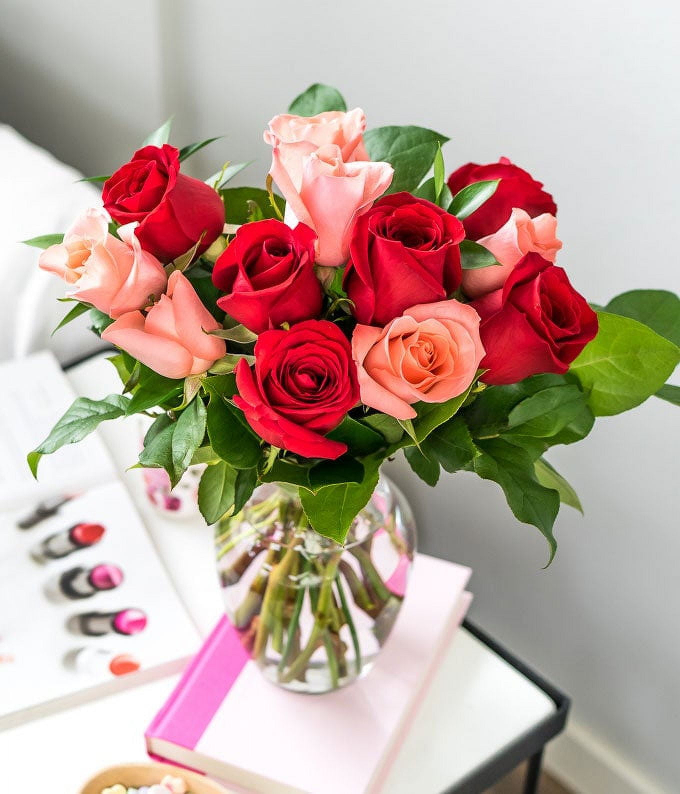 Customer reviews for From You Flowers - One Dozen Red & Pink Long Stem ...