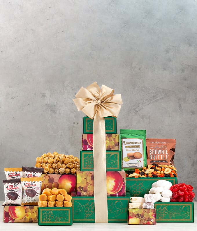 From You Flowers - Sweet Harvest Gift Tower for Birthday, Easter ...