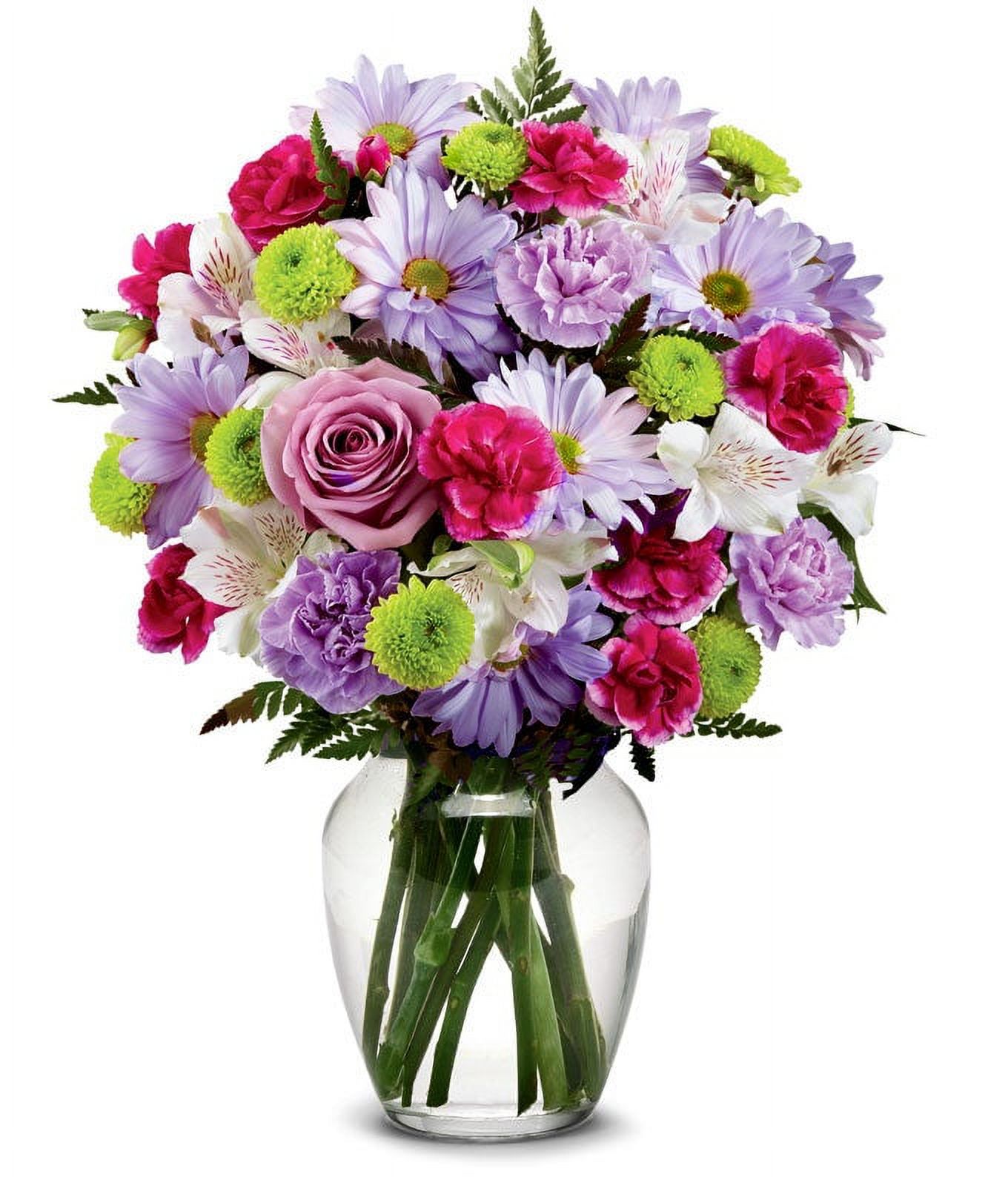 Arabella Bouquets' Purple Extravagance Fresh-Cut Flowers with Free ...