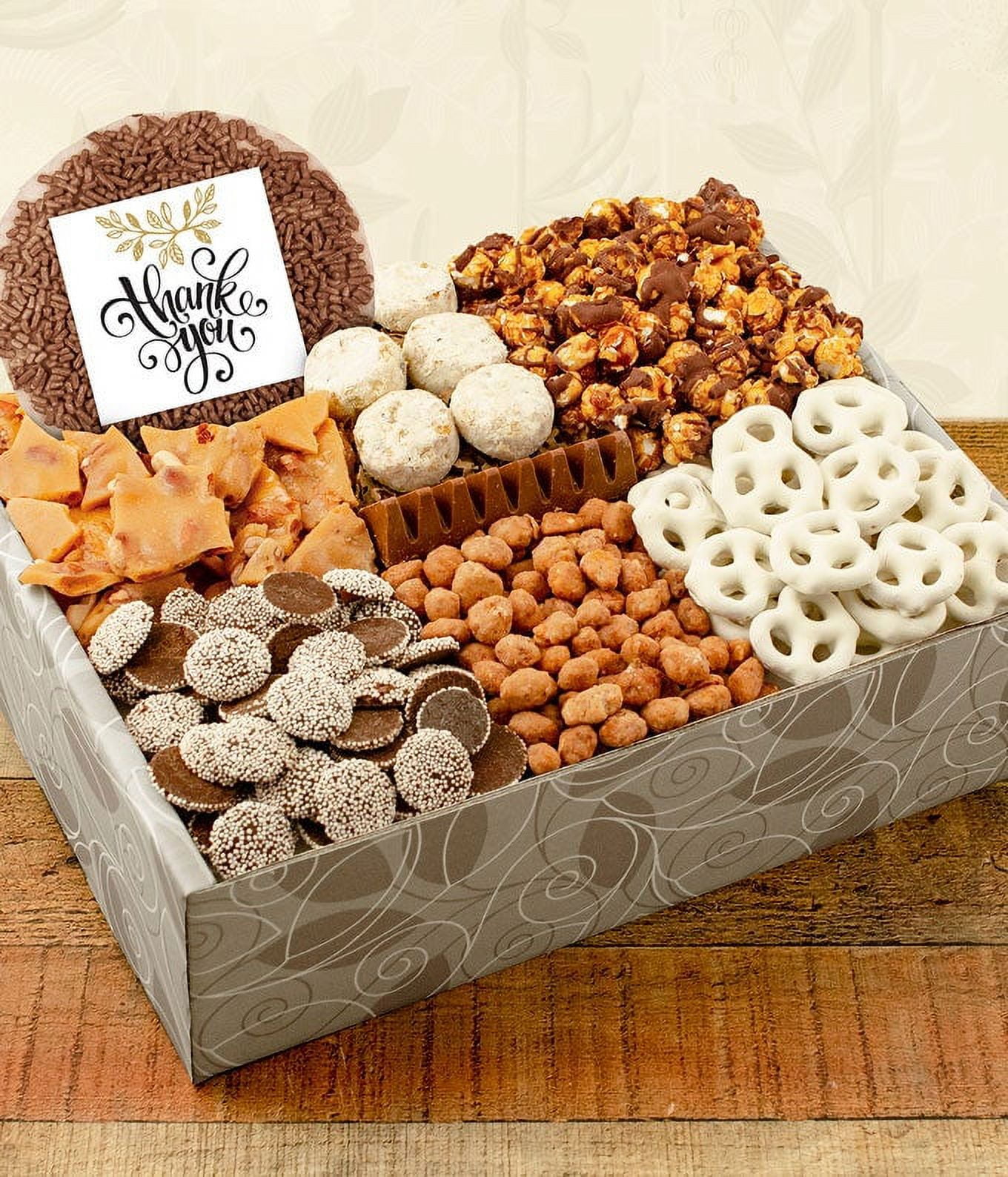 From You Flowers - Thank You Sweet Treats Gift Basket for Birthday ...
