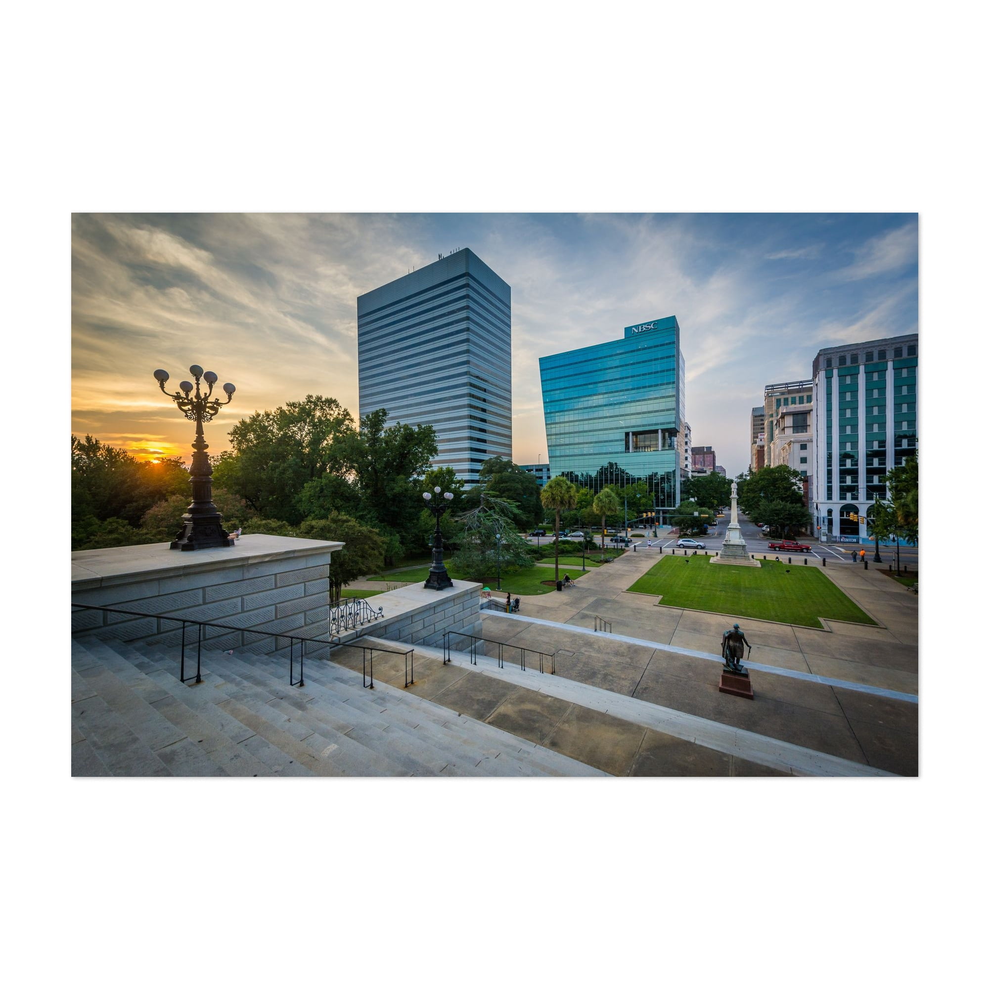 From the State House 02 - Columbia South Carolina Photography Cityscape ...