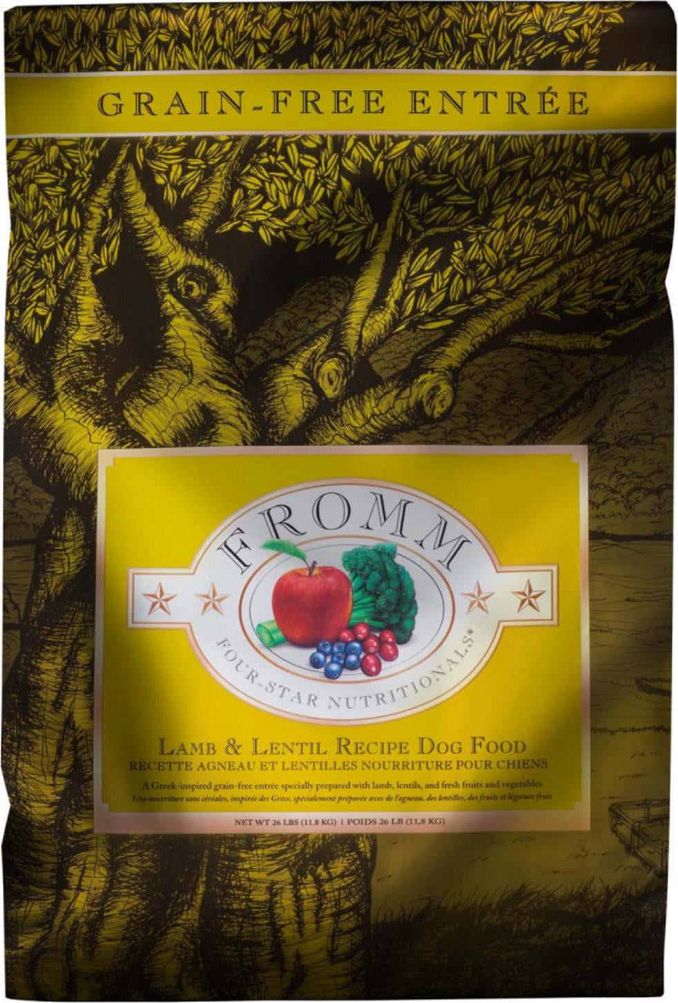 Fromm Fromm Four Star Lamb and Lentil Recipe Dry Dog Food 4 lb ...