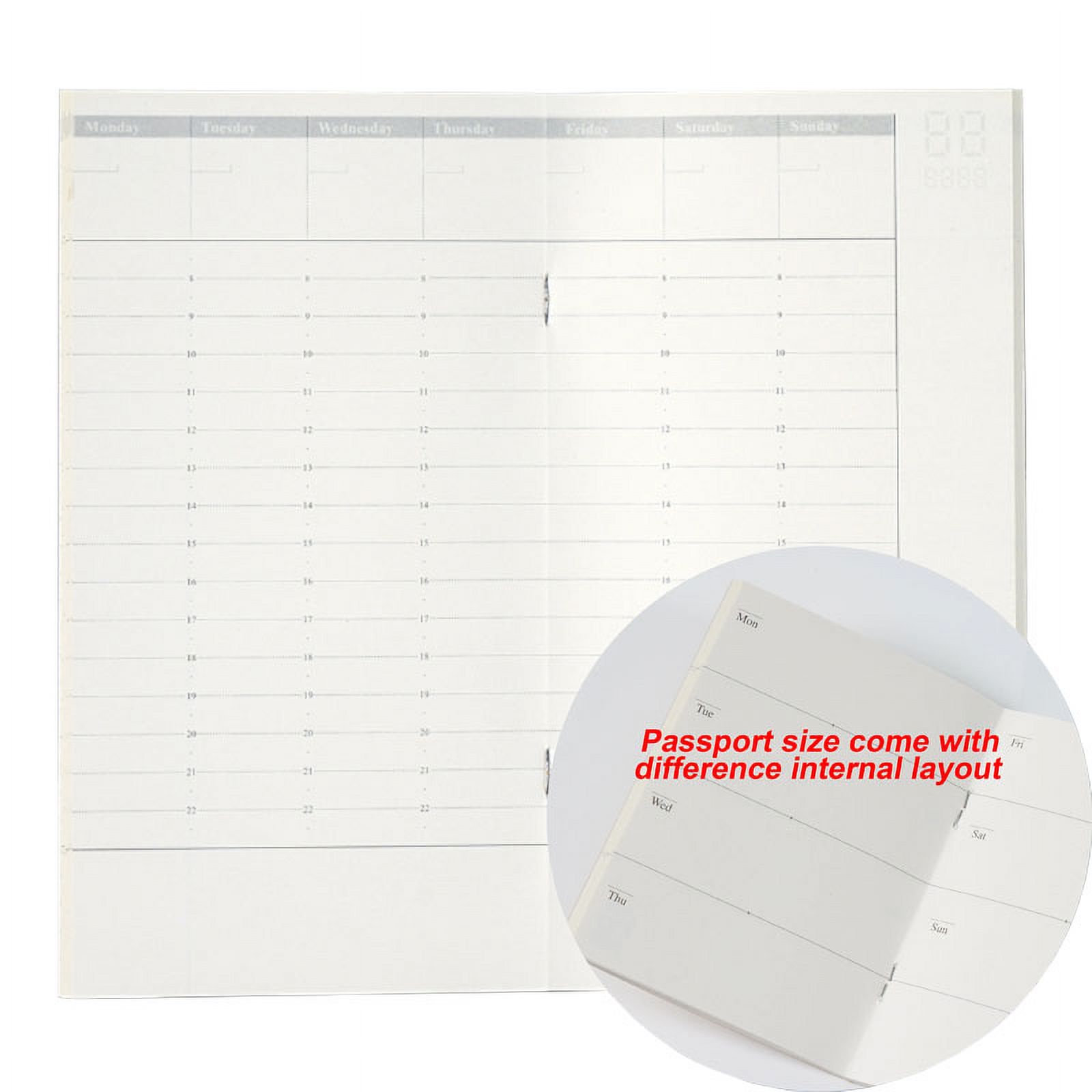 Fromthenon Filler Papers Note Core For Midori Travelers' Notebook ...