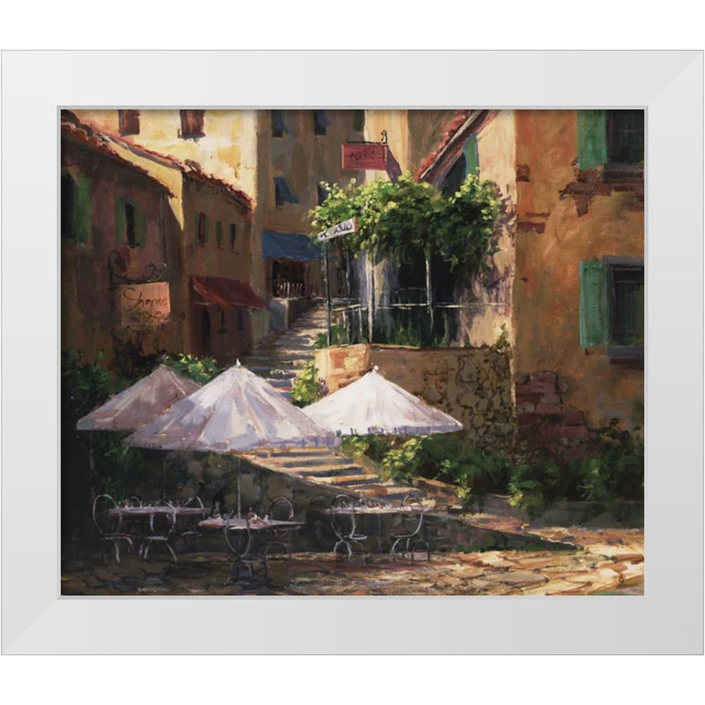 Fronckowiak, Art 30x26 White Modern Wood Framed Museum Art Print Titled ...