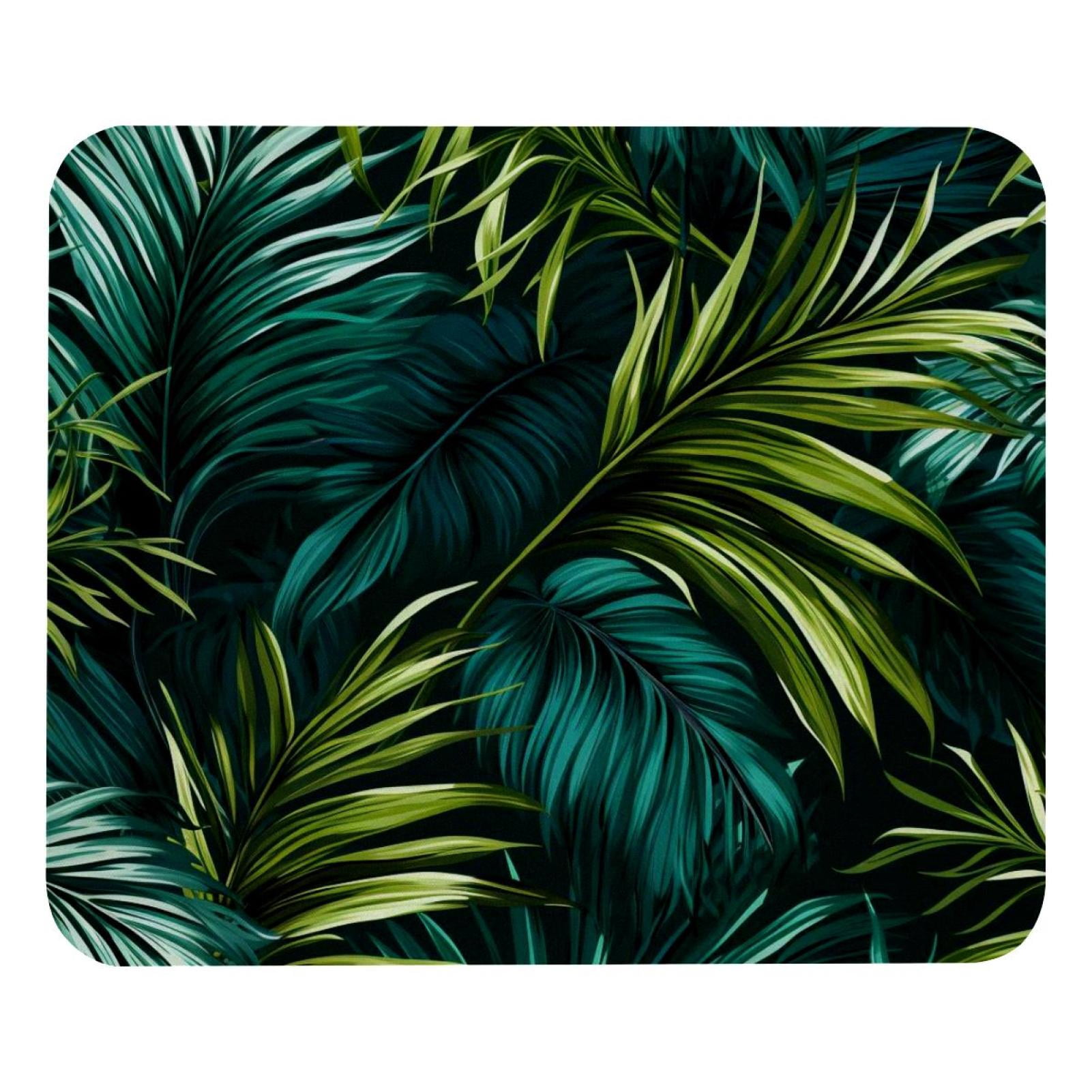Frond 8.3x9.8 Inch Square Gaming Mouse Pad with Non-Slip Rubber Bottom ...