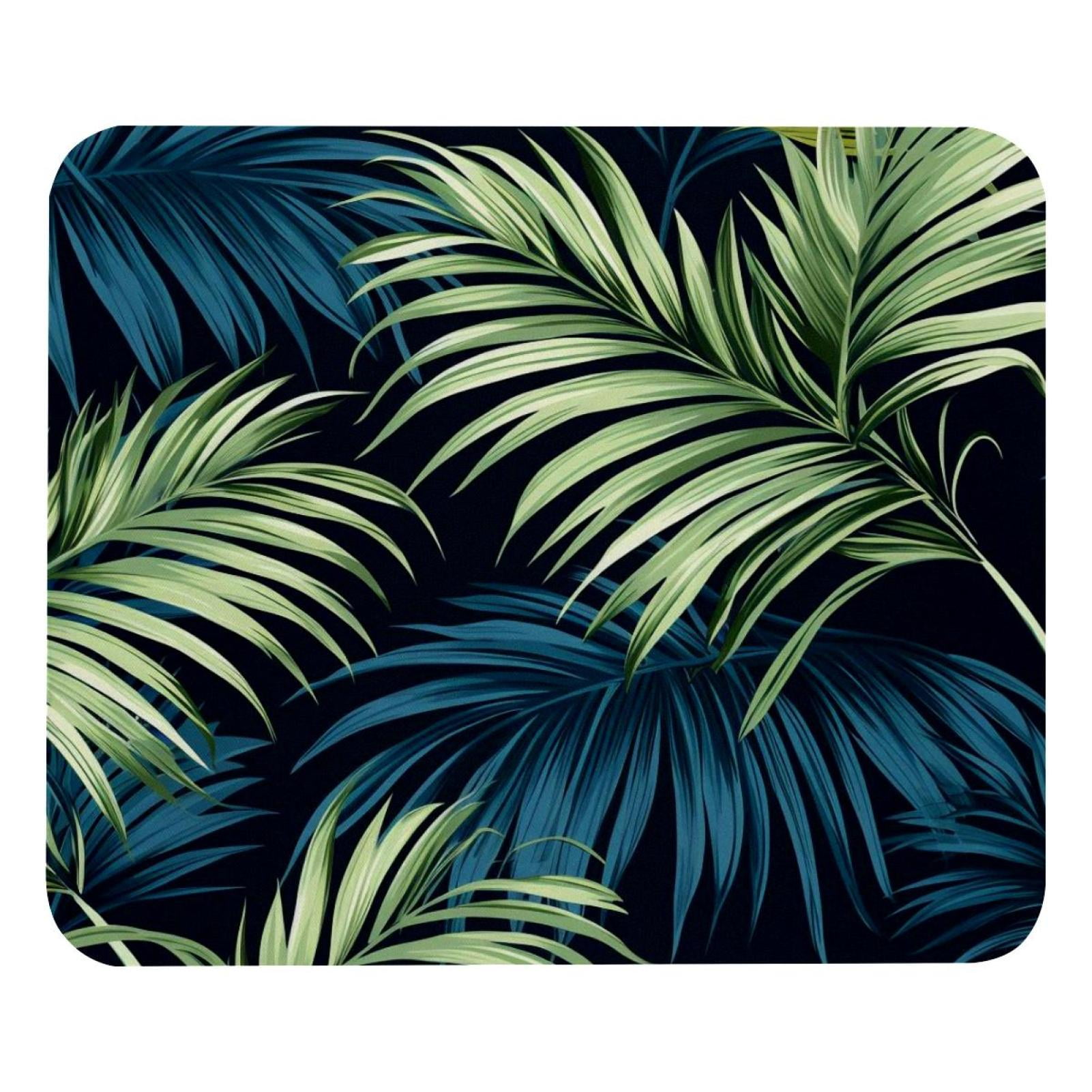 Frond Square Desk Mat, 8.3x9.8 Inch, Non-Slip Rubber Bottom, Printed ...