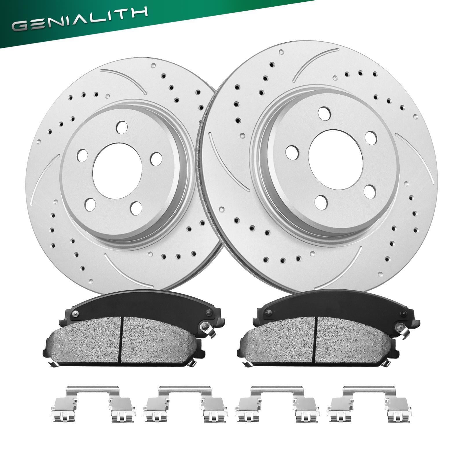 Genialith Front Brake Rotors & Pads Kit for Dodge Challenger 2010-2022 ...