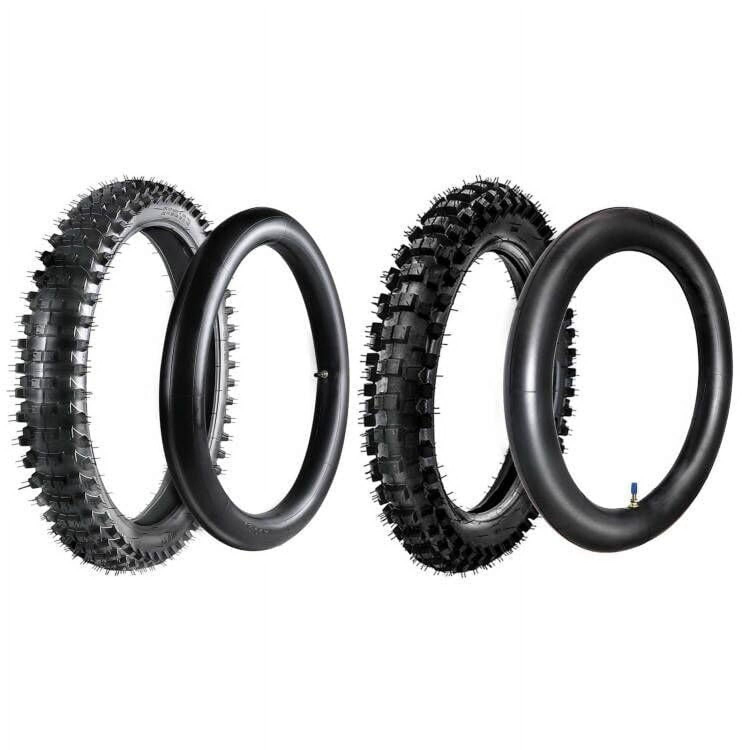 Front 70/100-19 & Rear 90/100-16 Dirt Bike Tire Complete Tire + Tube ...