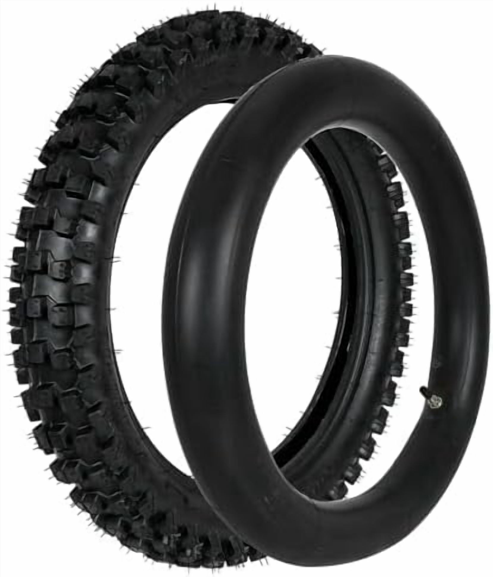 Front 70/100-19 Tire + Tube Complete Set for Off Road Dirt Pit Bike ...