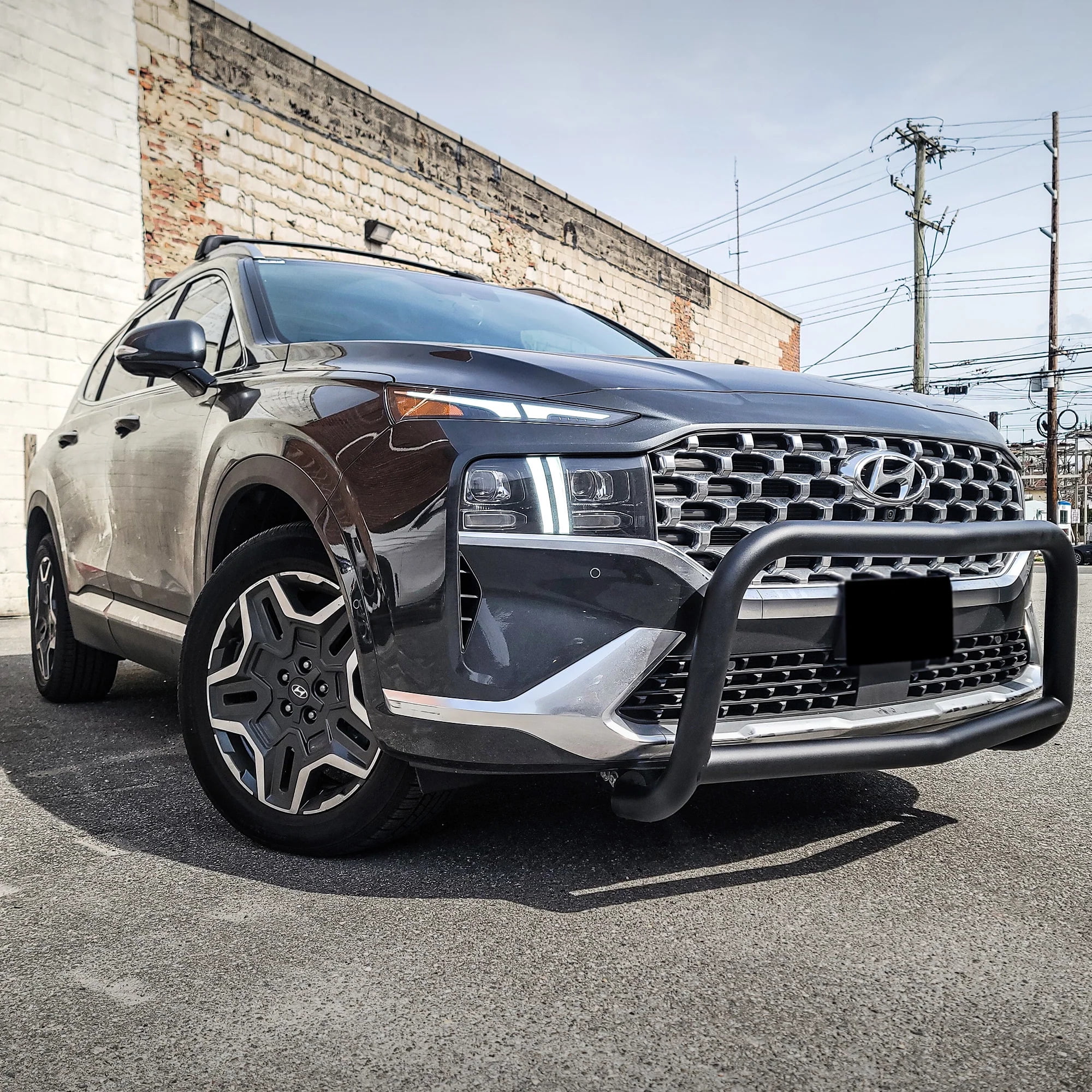 Front A-Bar / Nudge Bar (DC9) Bumper Guard fits Hyundai Palisade 2020 ...