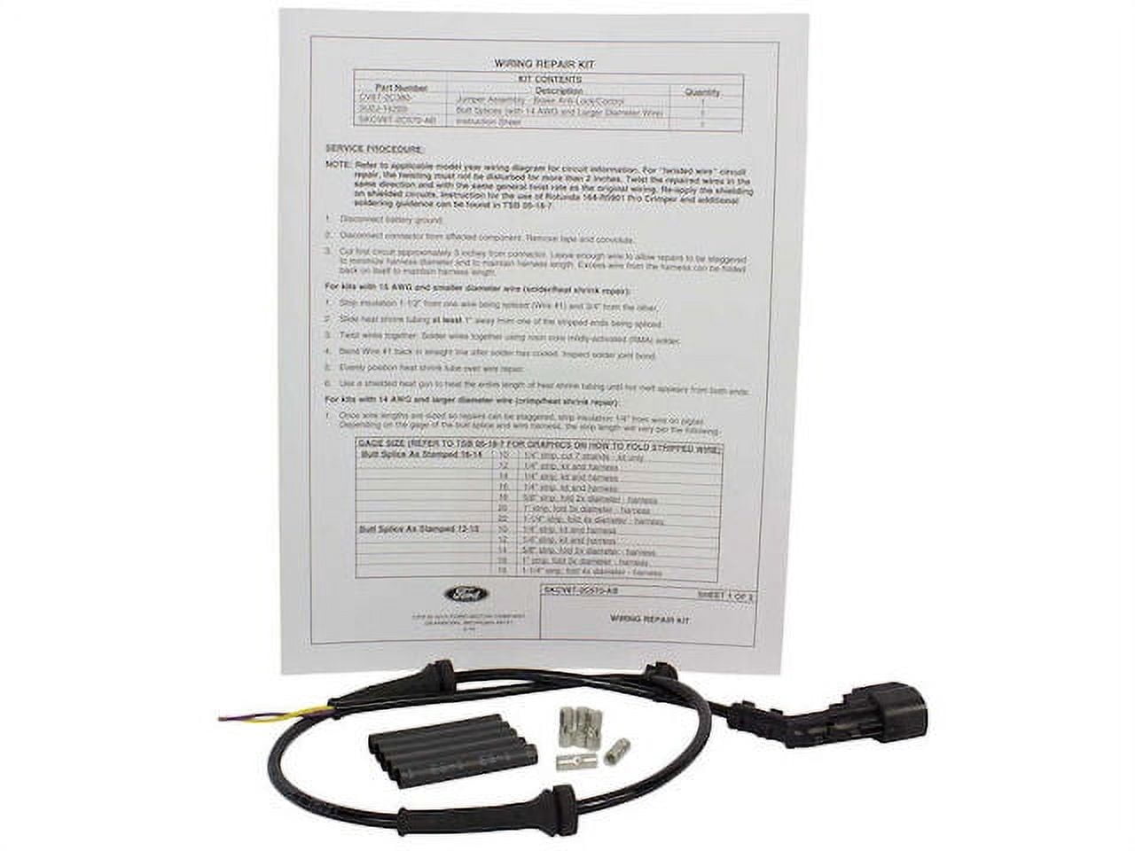 Front ABS Cable Harness - Compatible with 2012 - 2018 Ford Focus 2013 ...
