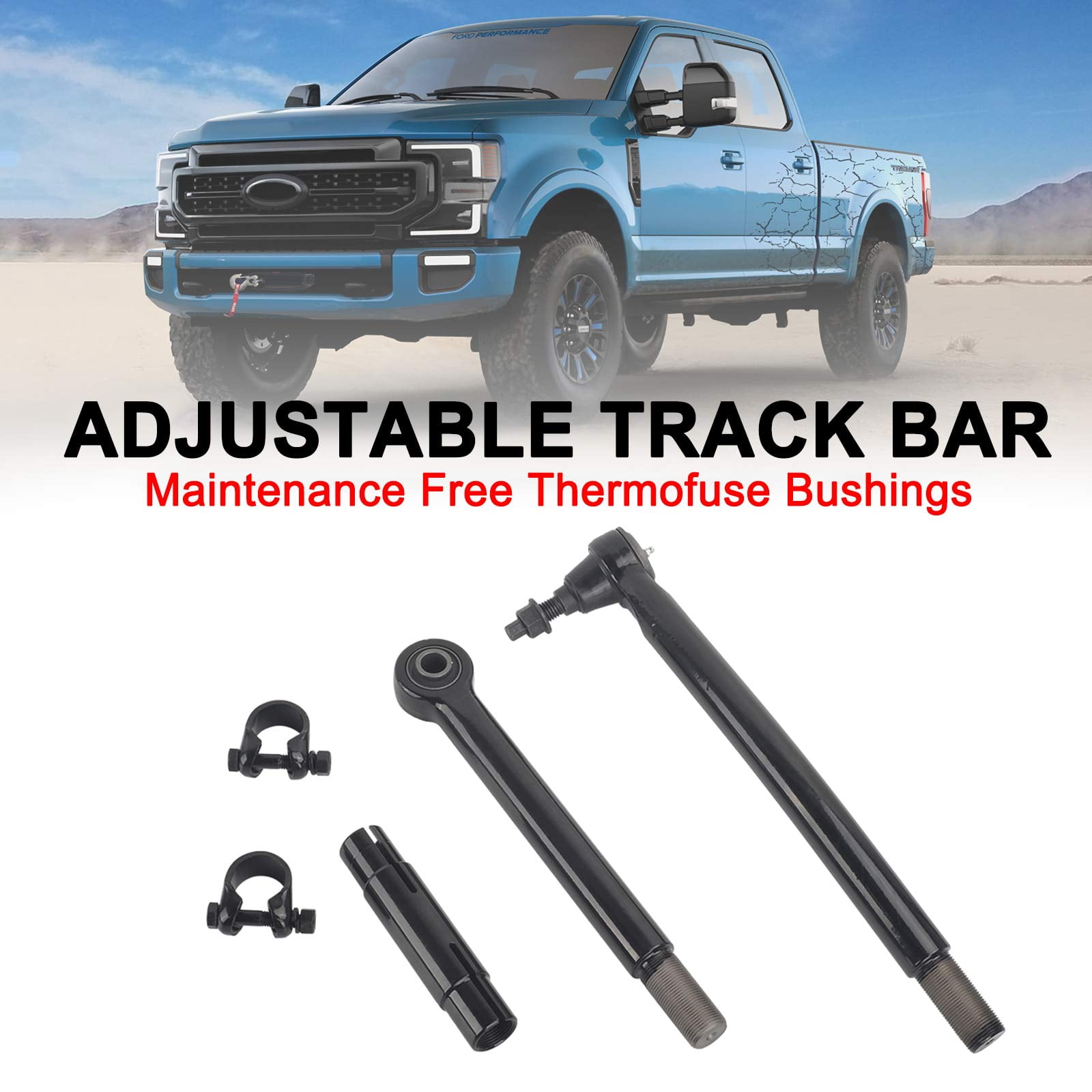 Front Adjustable Track Bar Lift Kits Fit Ford F250 F350 2017-2021 4X4 ...