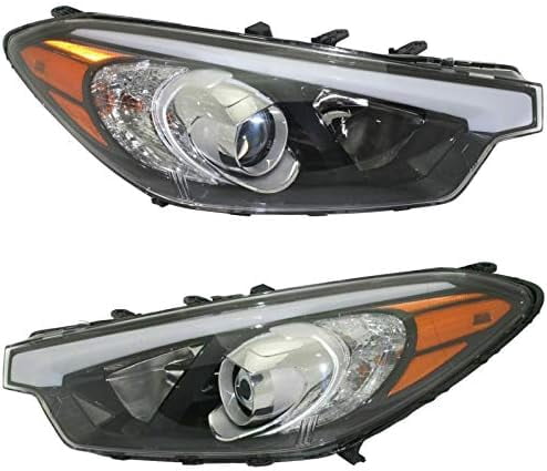 Front Aftermarket Halogen Headlights Assembly Set Replaces 92101A7200 ...