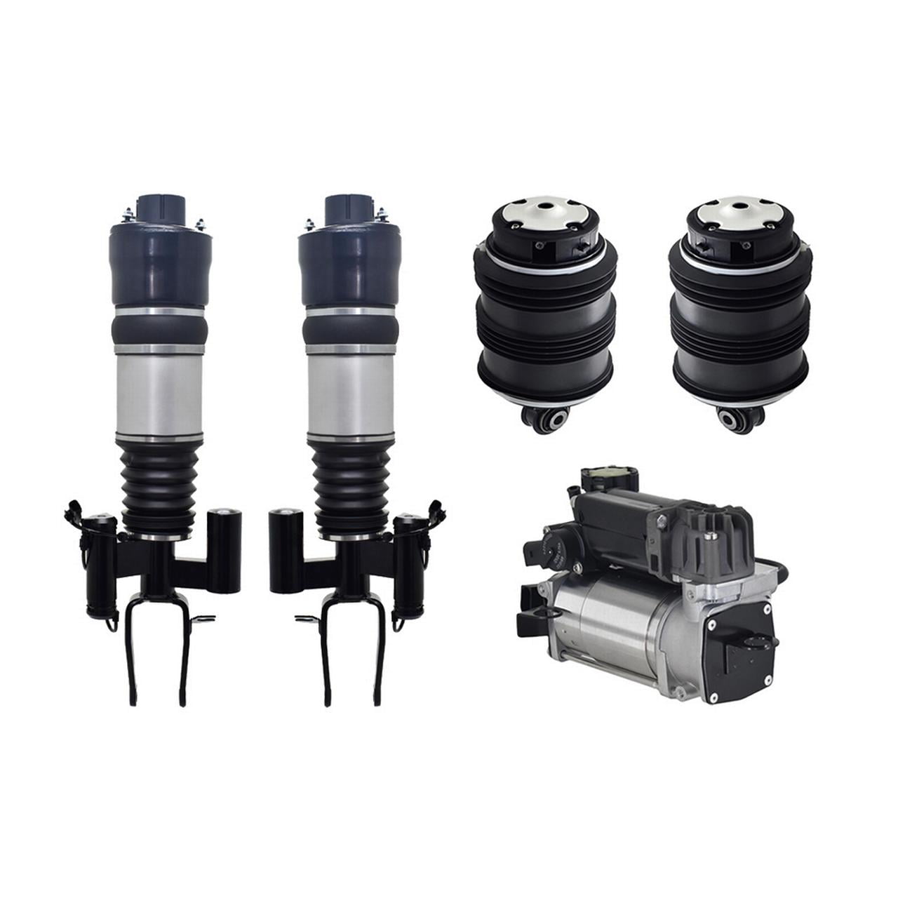 Front Air Strut-Air Compressor-Rear Air Spring For 2004-2006 Mercedes ...