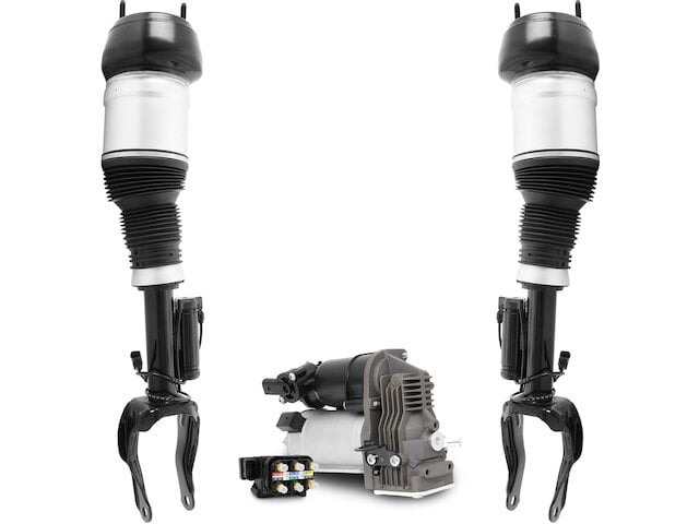 Front Air Suspension Strut Set - Compatible with 2012 - 2013 Mercedes ...