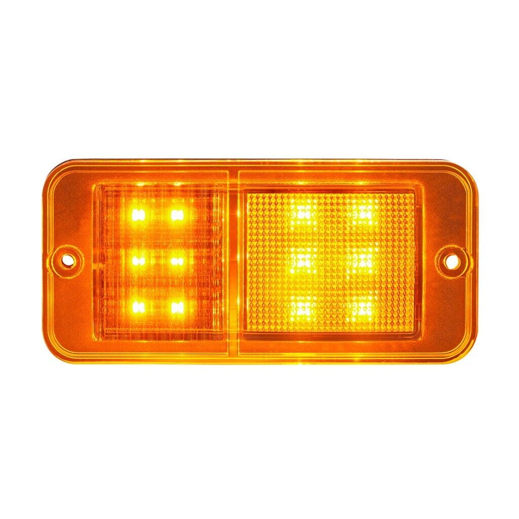 Front Amber 12 LED Standard Side Marker Light For 1968-1972 Chevy and ...