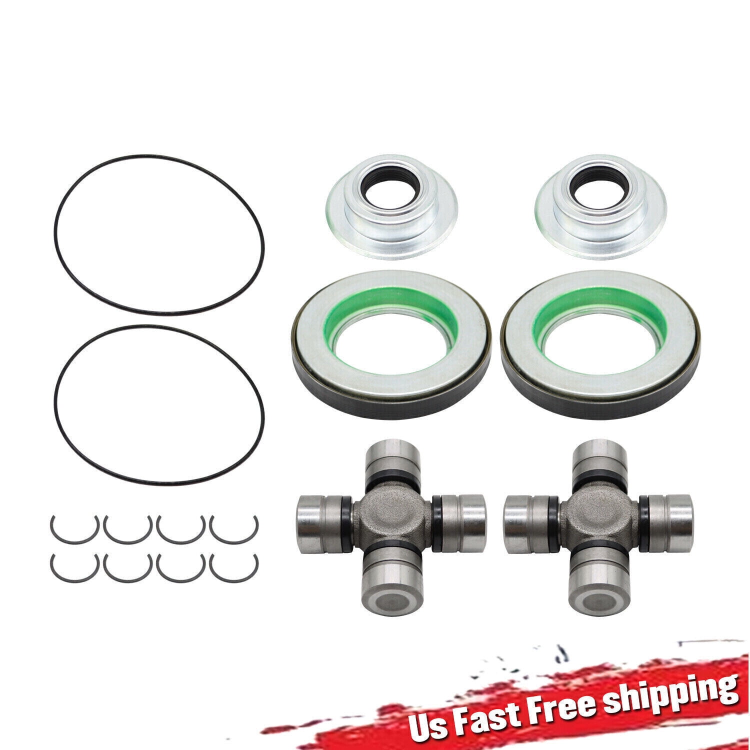 Front Axle Seal And Greaseable U Joint Kit For Ford F250 F350 Superduty ...