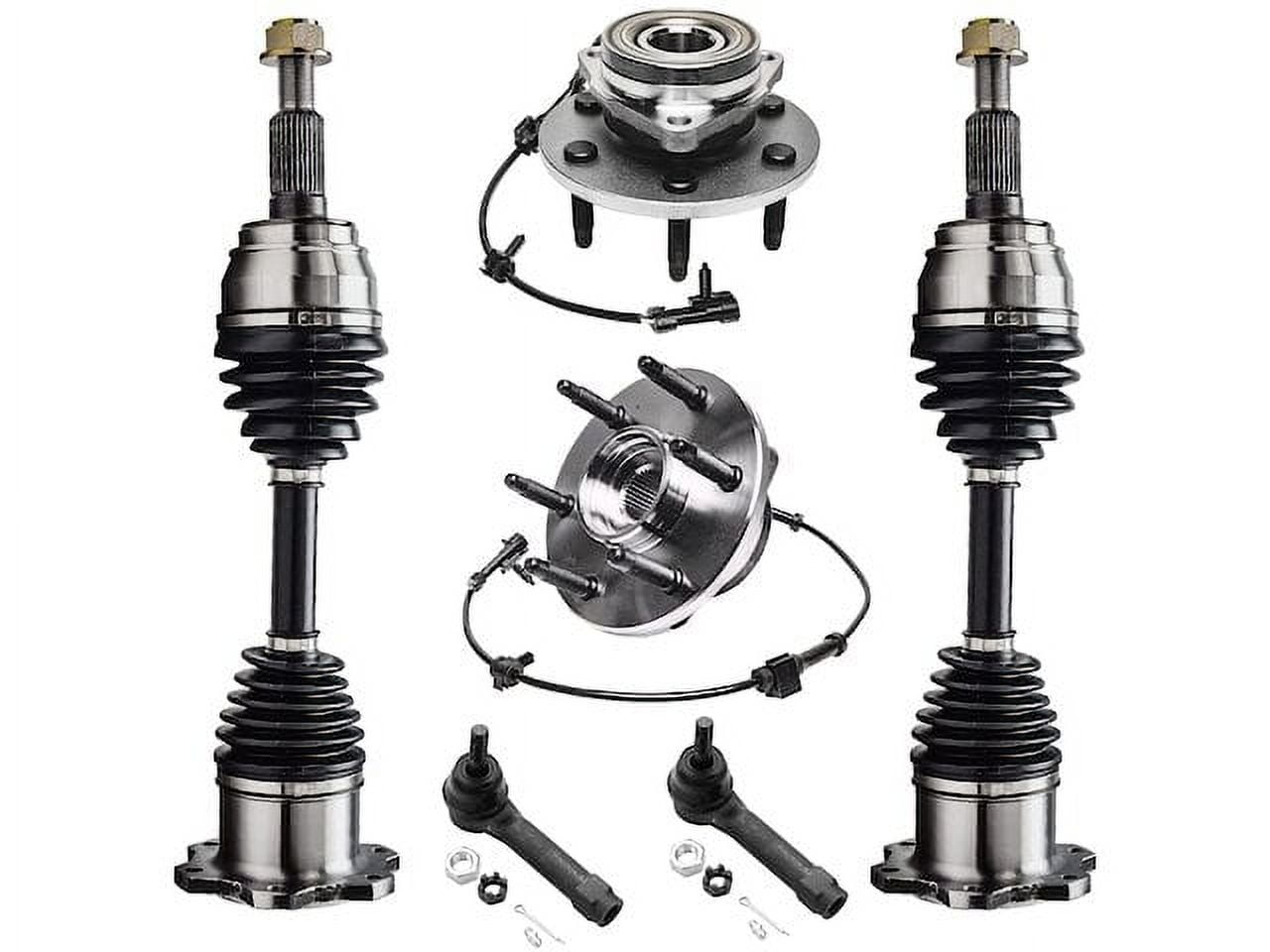 Front Axle and Wheel Hub Assembly Kit - Compatible with 2002 - 2006 ...