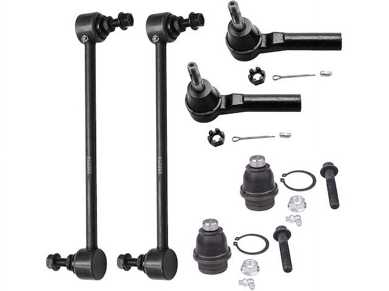 Front Ball Joint Sway Bar Link Tie Rod End Kit - Compatible with 2007 - 2017 Jeep Patriot 2008 ...