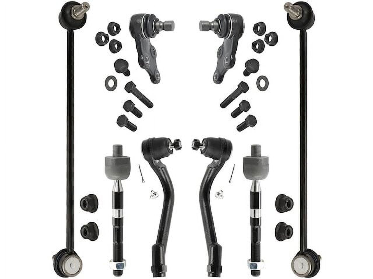 Front Ball Joint Sway Bar Link Tie Rod End Kit - Compatible with 2013 - 2018 Hyundai Santa Fe ...